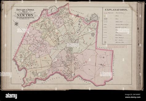 Atlas Of The City Of Newton Massachusetts From Actual Surveys And