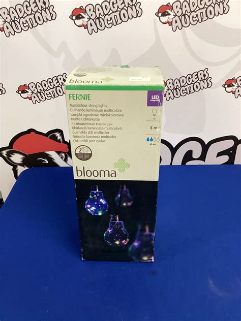 Blooma Multi Coloured String Lights Badgers Auctions On Site And