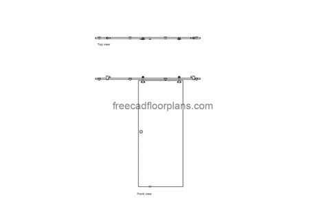 Interior Sliding Door Autocad Block Free Cad Floor Plans