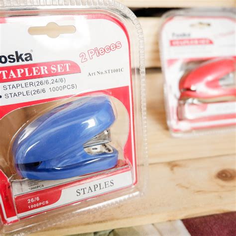 Foska Mini Stapler Set St1001c Shopee Philippines