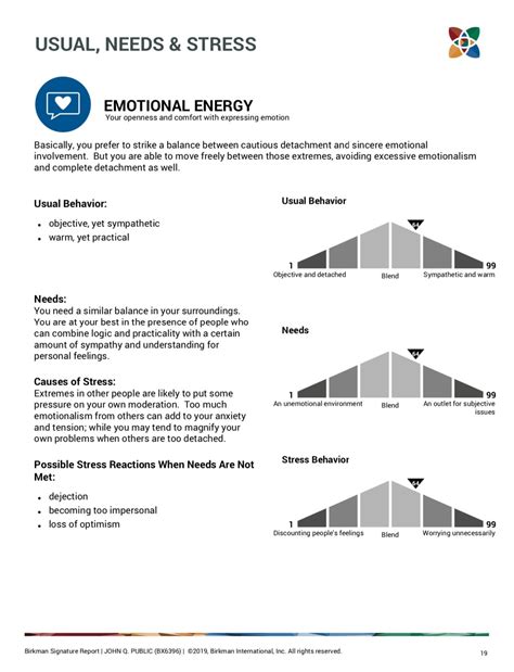 Birkman Signature Sample Pages Career And Life Design