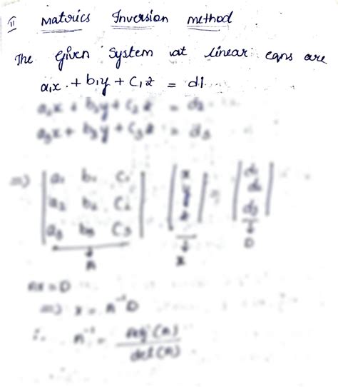 Solution The Matrices Inversion Theorem A Comprehensive Guide Studypool