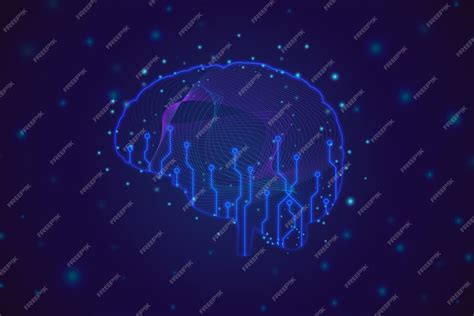 Premium Vector Gradient Brain Background