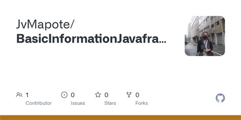 Github Jvmapote Basicinformationjavaframe