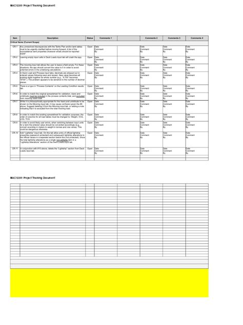 Comment Sheet Template T Pdf Spreadsheet Computing