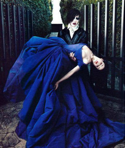 Dita Von Teese And Marilyn Manson Wedding Vogue