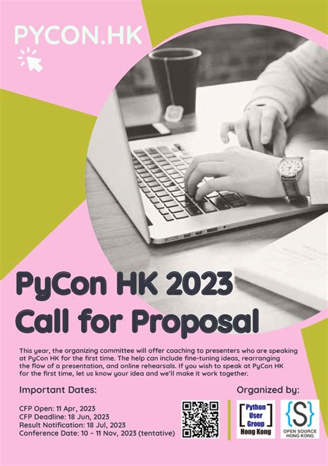 Calvin T On Linkedin Pycon Hong Kong Is Calling For Proposal Open Source Hong Kong Will Stay A