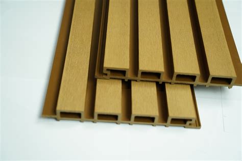 Soundproof Waterproof Decoration Material Wpc Wall Cladding Panel Hdpe Square Shape Building