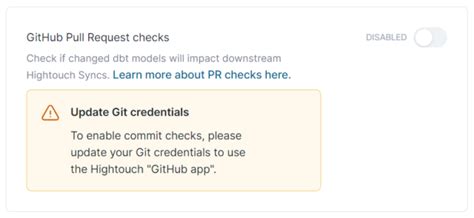 Dbtのpull Request発行時にhightouchのmodelに影響がないか確認できる「dbt Ci Checks」を試してみた