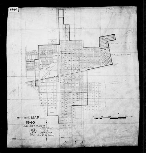1940 Census Texas Enumeration District Maps Perry Castañeda Map