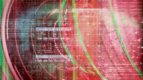 Abstract Dark Digital Grid Data Communication Technology Background Stock Video Video Of