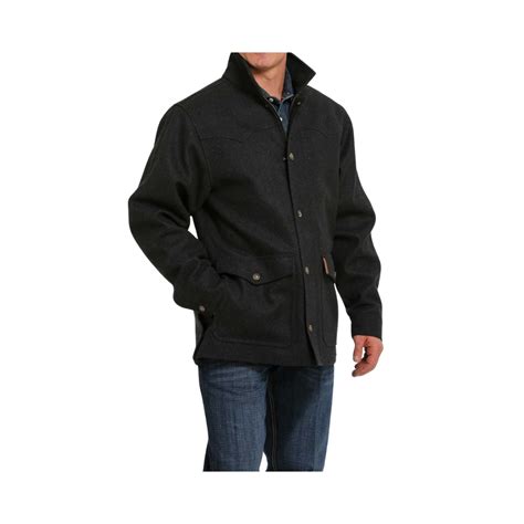 Cinch Mens Charcoal Ranch Coat Western Style And Quality
