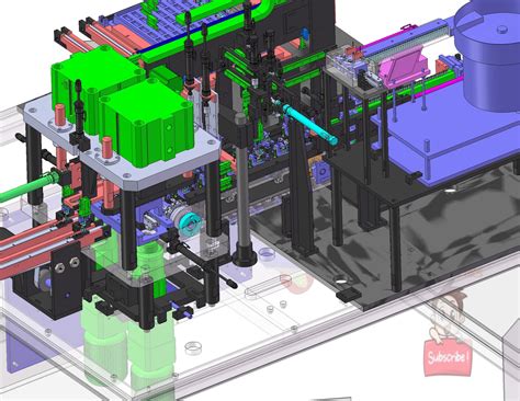 Industrial 3d Model Inductor Assembly Machine Machine World