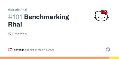 benchmarking rhai · issue 101 · rhaiscript rhai · github