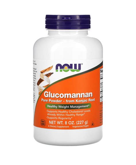 Glucomannan 227 G Now Esquinita Orgánica