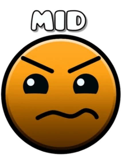 I Made My Own In Between Difficulty Faces Rgeometrydash