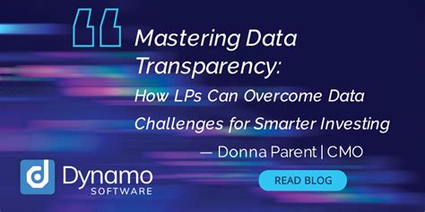 Mastering Data Transparency Dynamo