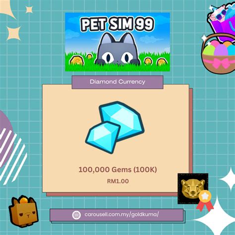 Diamond Currency Ps99 Pet Sim 99 Pet Simulator 99 Roblox