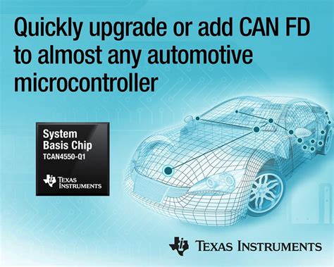 Ti Introduces The First System Basis Chip With Integrated Can Fd Controller And Transceiver