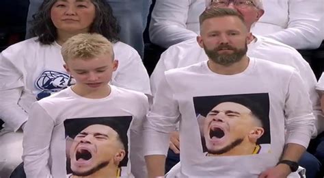 Timberwolves fans troll Devin Booker with Crybaby tees