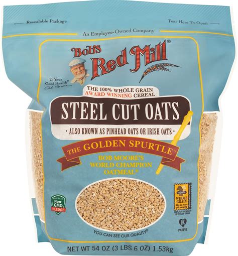 Bobs Red Mill Steel Cut Oats 54oz Pack Of 1 Non Gmo