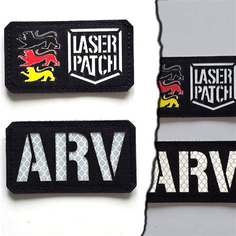 Uk Arv Laser Cut Patch Velcro Armed Response Vehicle Police Badge