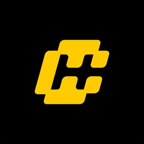 Premium Vector Letter Ch For Crypto Minimal Logo Initials Ch
