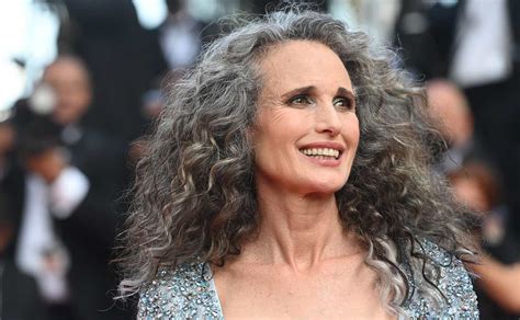 Andie Macdowell On Deciding To Grow Out Her Gray Hair