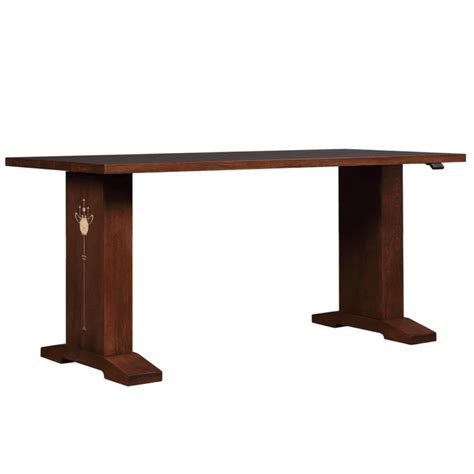 Stickley Harvey Ellis Hi Lo Work Table Finesse Furniture And Interiors