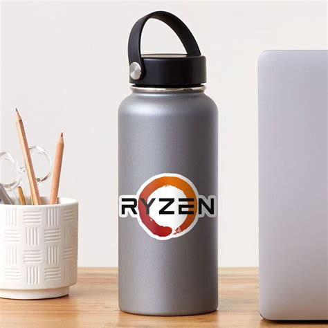 Amd Ryzen Logo Sticker By Bublifuk Redbubble