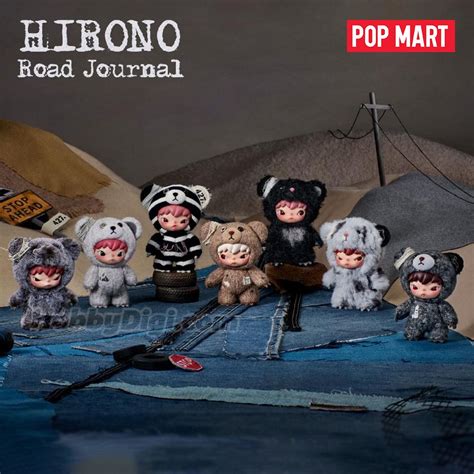 Pop Mart Blind Box Vinyl Plush Doll Pendant Hirono Road Journal Series Original Box Of 6