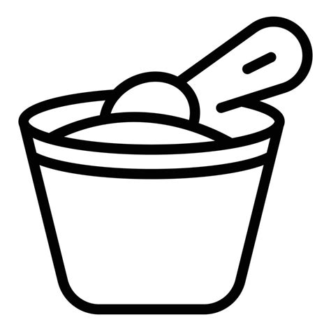 School Food Icon Outline Style 15899585 Vector Art At Vecteezy