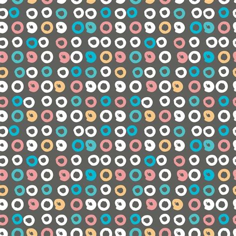 Premium Vector Hand Drawn Seamless Dot Pattern Dry Brush And Rough