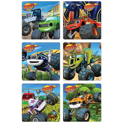 Blaze And The Monster Machines Sticker 11458 Noveltoy