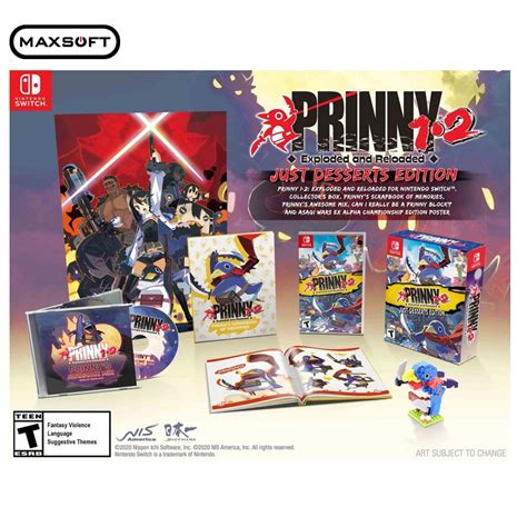 Prinny 1 2 Exploded And Reloaded Just Desserts Edition Nintendo