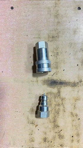 Stainless Steel Quick Release Coupling For Hydraulic Pipe Size 1