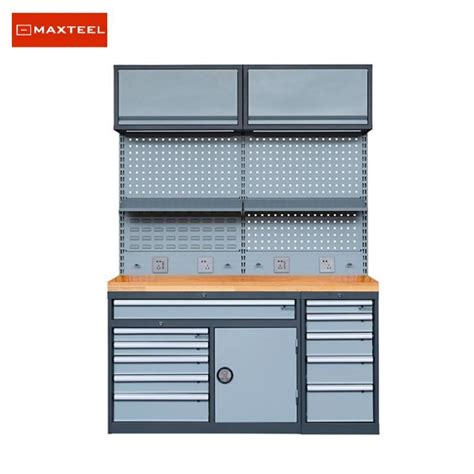 Tools Trolley Storage Garage Workbench Combination With Back Board