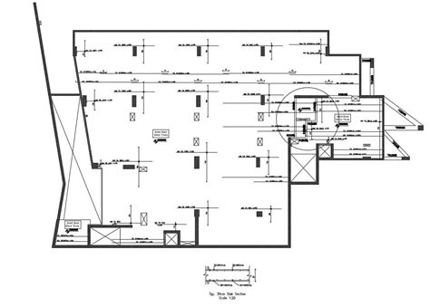 2d Structural Plan Details In Autocad Dwg File