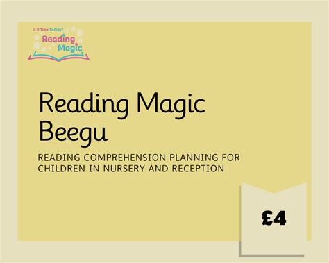 Reading Magic Planning Beegu Is It Time To Play