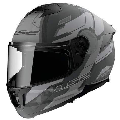 Ls2 Ff808 Stream 2 Shadow Helmet Titanium Grey Motostorm En