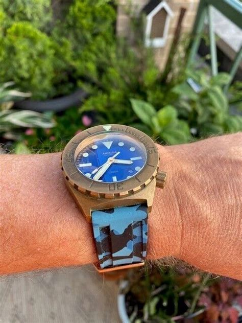 Armida A1 Bronze Diver 1000m Awesome Blue Dial 45mmのebay公認海外通販｜セカイモン