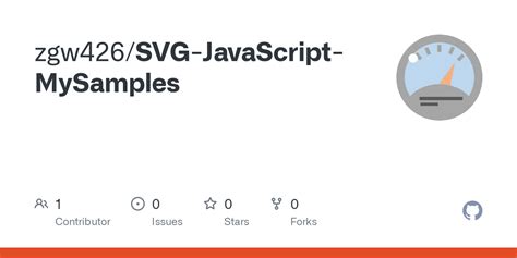 GitHub Zgw SVG JavaScript MySamples