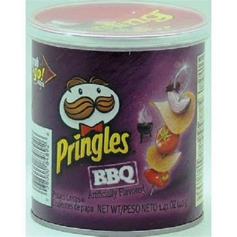 Pringles Chips Bbq Small Pack 1 Count Snack Grab Varieties Flavors