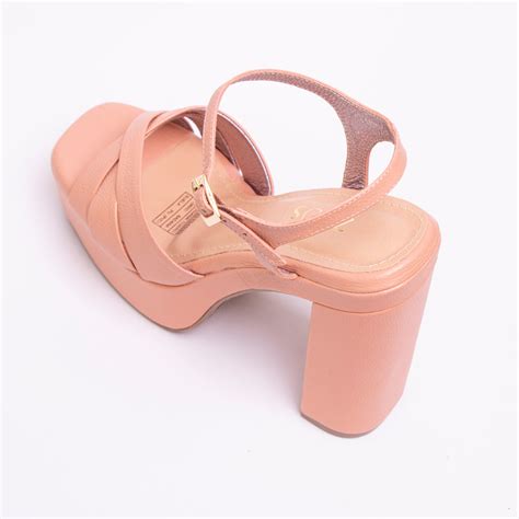 Sale Tacones Rosa Melon Zaos Oficial