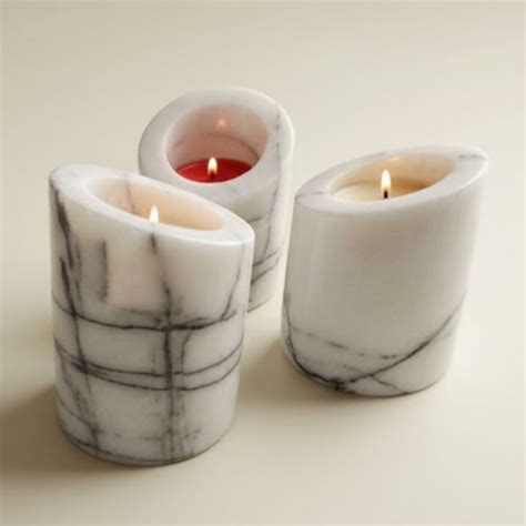 Marble Candle Holders Luxury Stone Candle Stands Meridian Concept