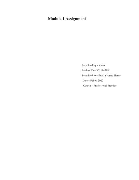 Module Assignmet 1 About The Dna Extraction Module 1 Assignment
