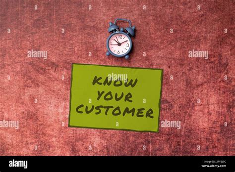 Hand Writing Sign Know Your Customer Business Overview Marketing Creating A Poll Improve