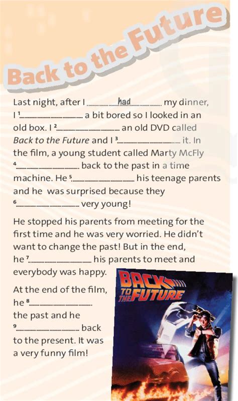 Complete The Text Using The Past Simple Form Of The Verbs