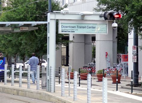 Houston In Pics Downtown Transit Center Houston Metro