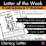 Letter Z Worksheets Zebra Craft Letter Of The Week Preschool Prek